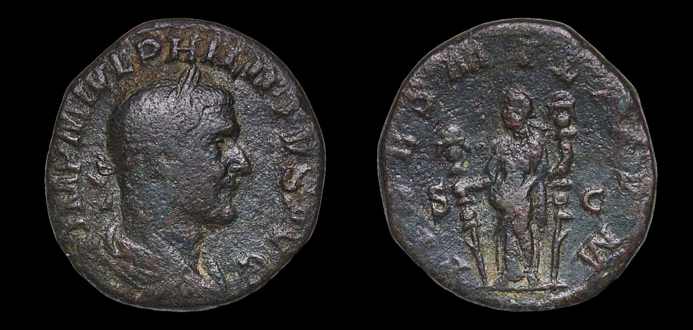 Roma Imperio Romano Sestercio - Filipo I - Numismática | Numis Coins MRV.